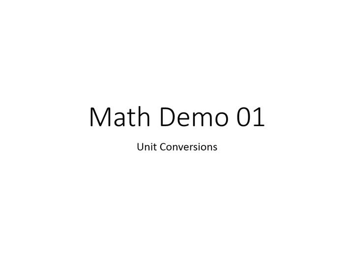 Math Demo 01_Jan22